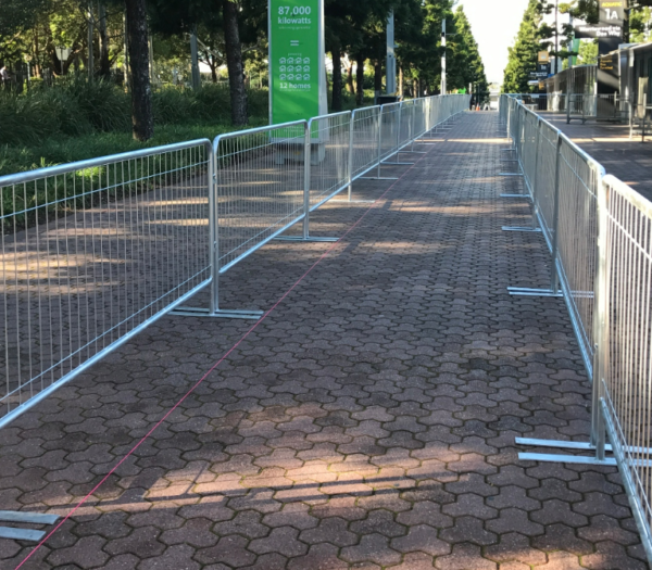 Steel Crowd Control Road Barrier - Estraffic Road Safety Goods
